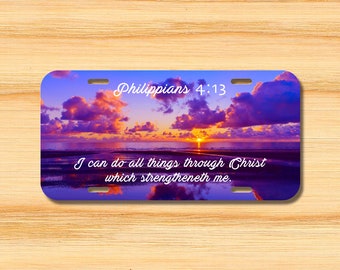 Christian car tag | Etsy