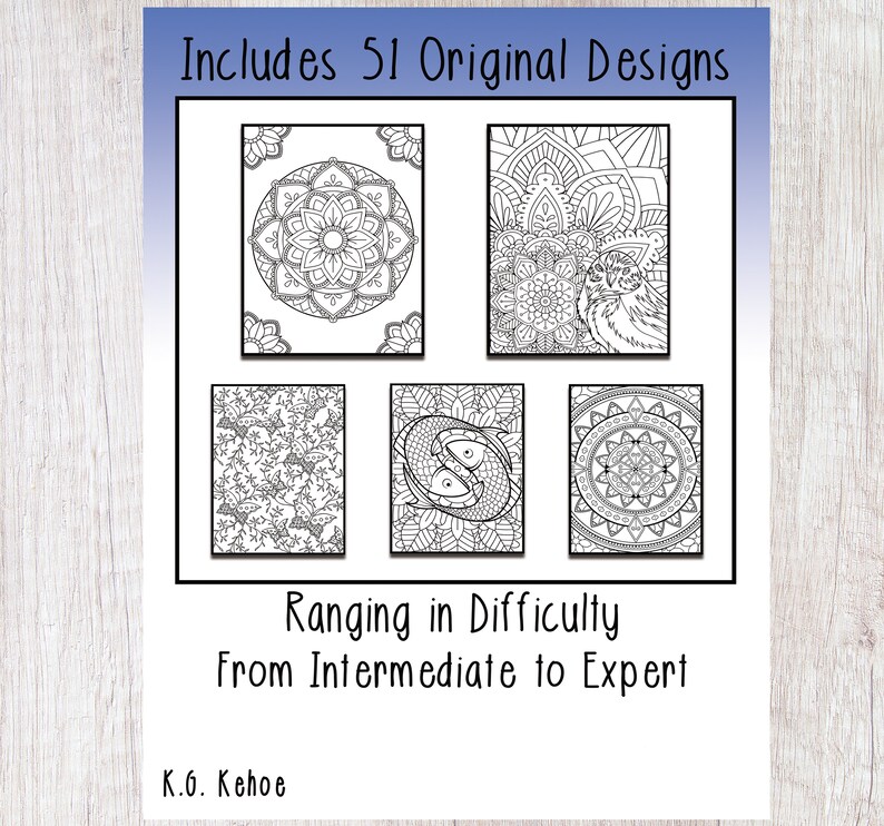 Wonders of Color: Mandalas, Animals, Nature & Abstract Designs, Vol. 1 ...