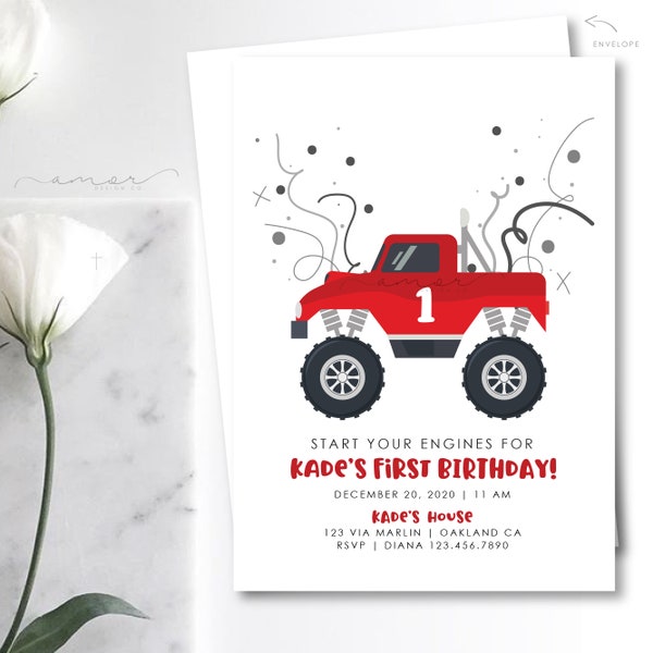 Offroad Party Invitation - Etsy New Zealand