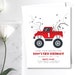 Modern Monster Truck Thank You Card, Monster Jam Thank You, Minimalist ...