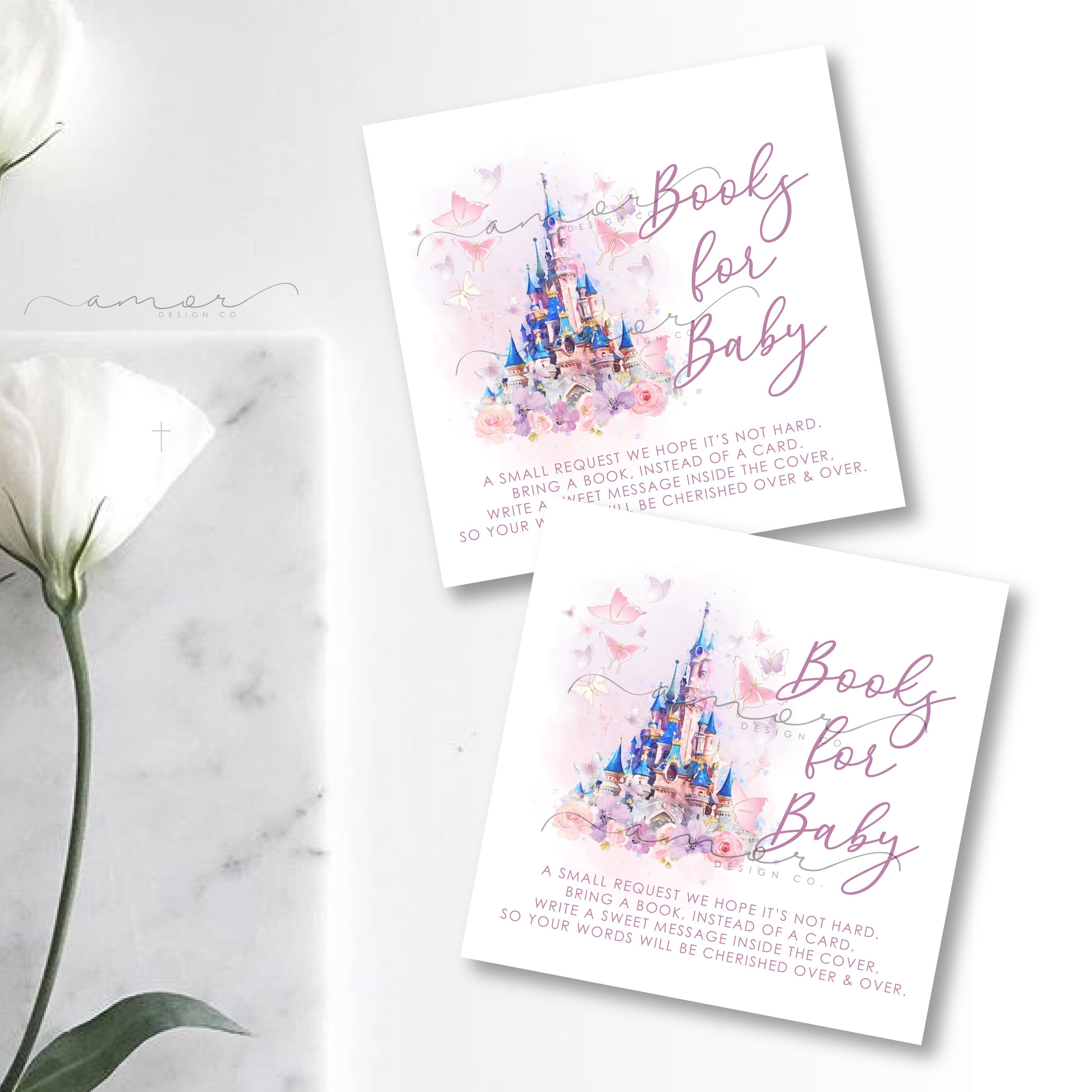 Once Upon A Time Castle Thank You Favor Tags, Birthday Party Favors ...