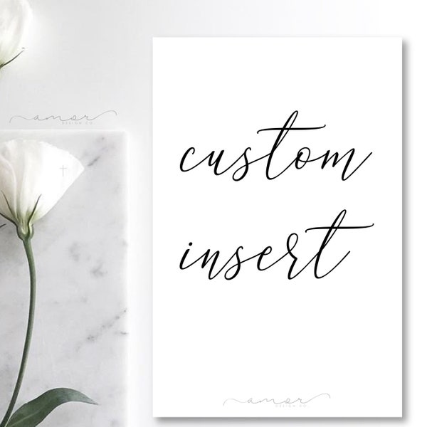 Book Insert Cards - Etsy