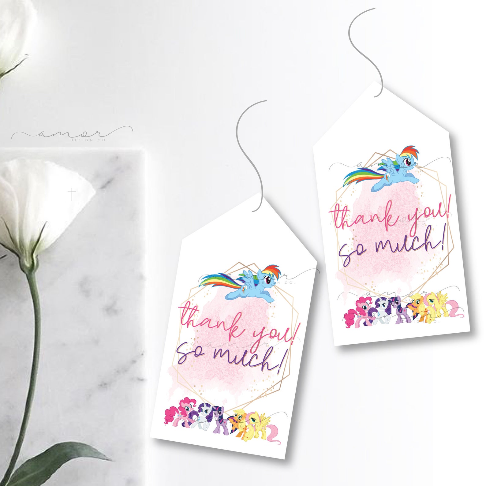 Modern Rainbow Dash Watercolor Minimalist Invitation Modern - Etsy