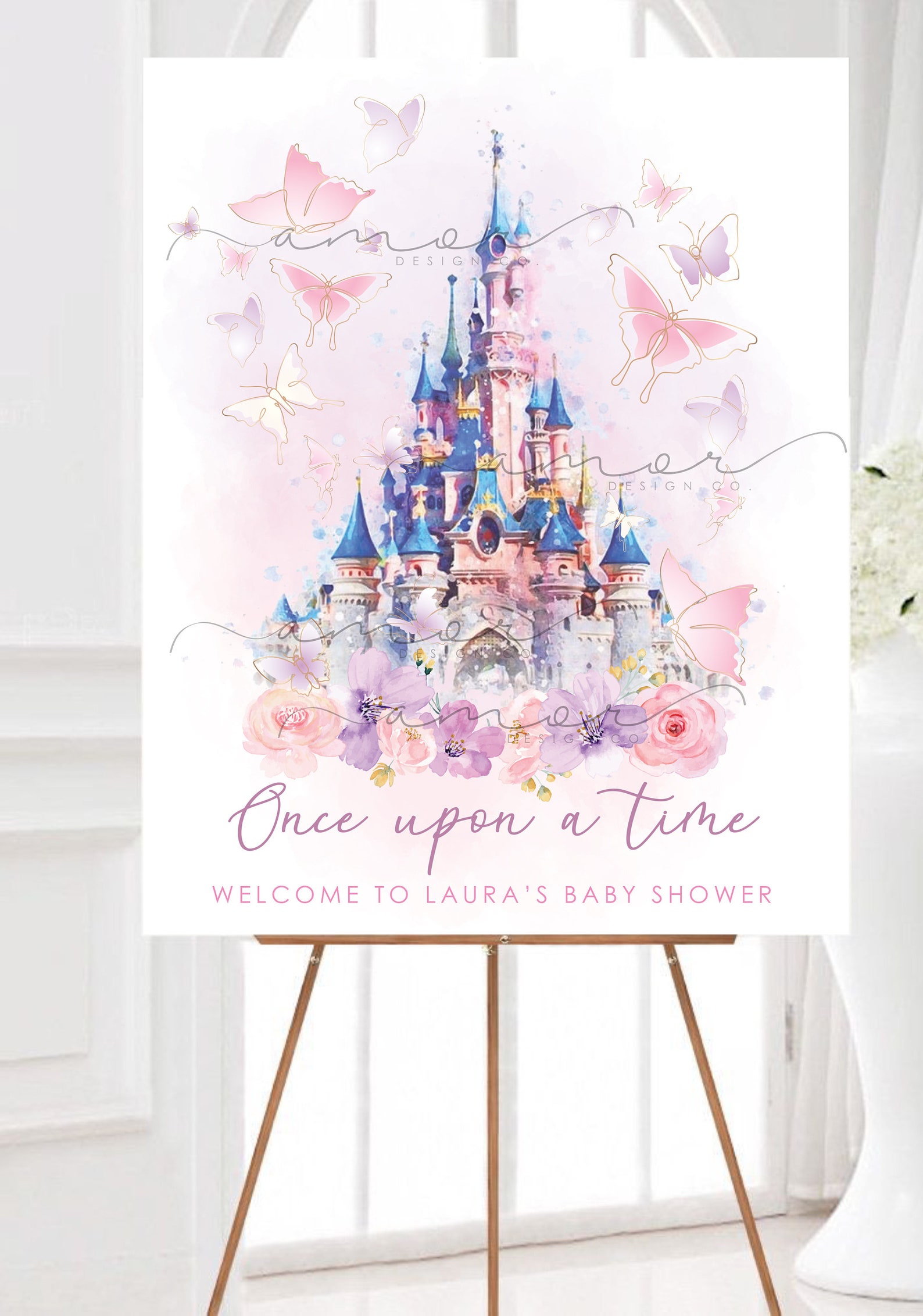 Once Upon A Time Castle Thank You Favor Tags, Birthday Party Favors ...