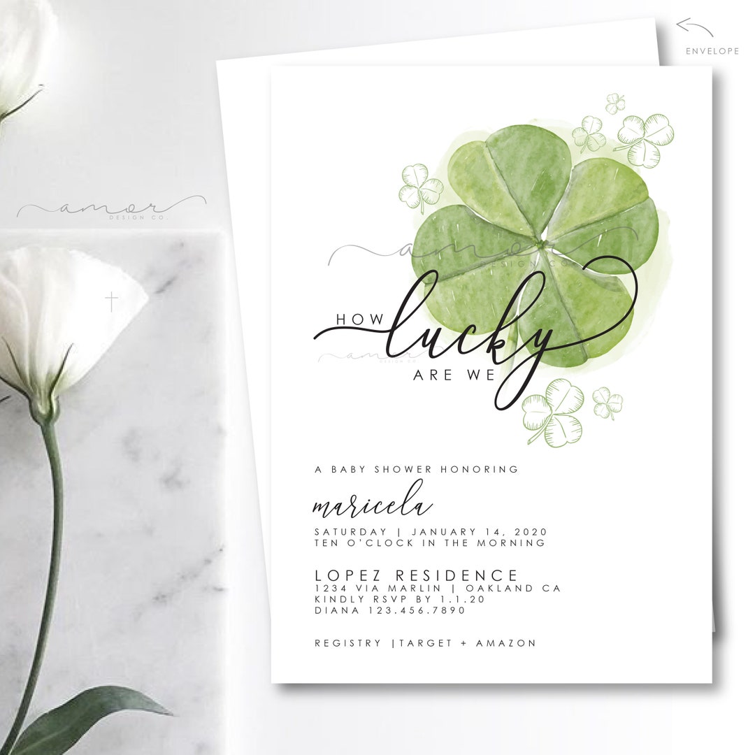 Modern Minimalist Watercolor March Baby Shower Invitation, A Little ...