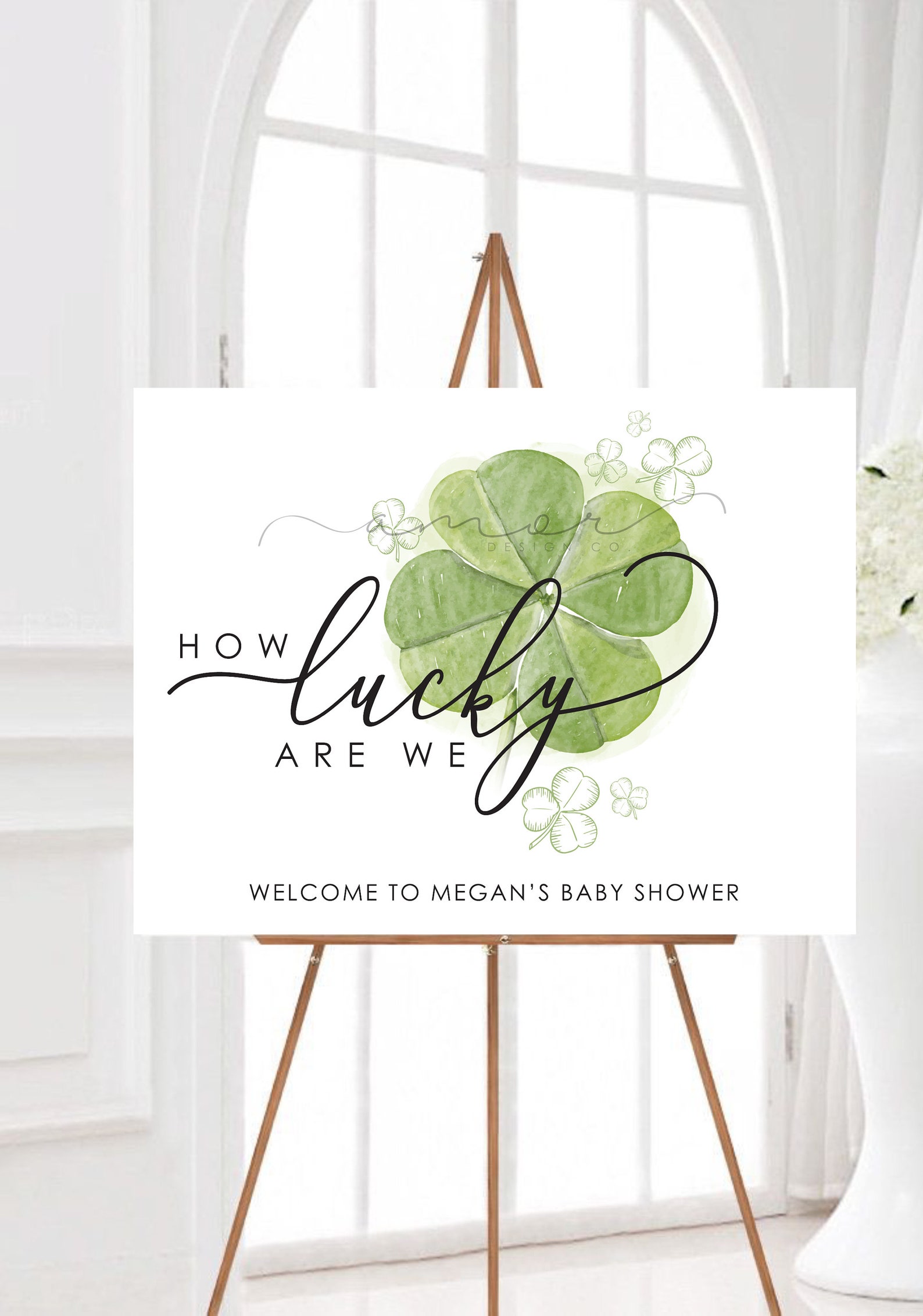 Modern Minimalist Watercolor March Baby Shower Invitation, A Little ...