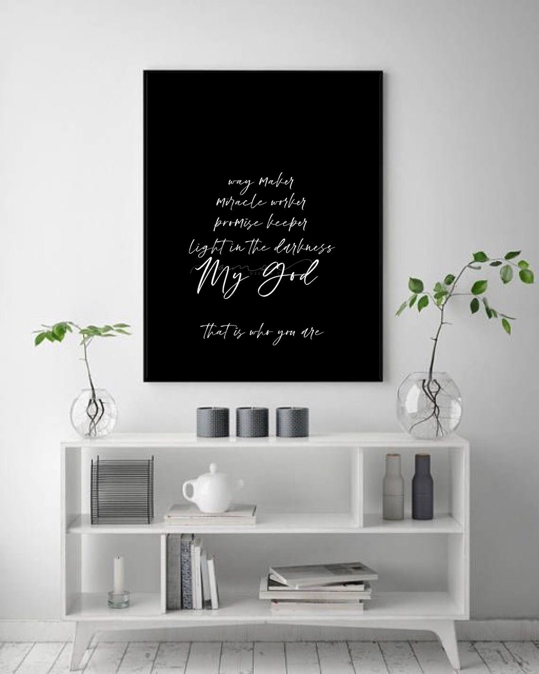 Way Maker Sinach Lyrics Art Print, Way Maker Lyrics, Way Maker, Miracle ...