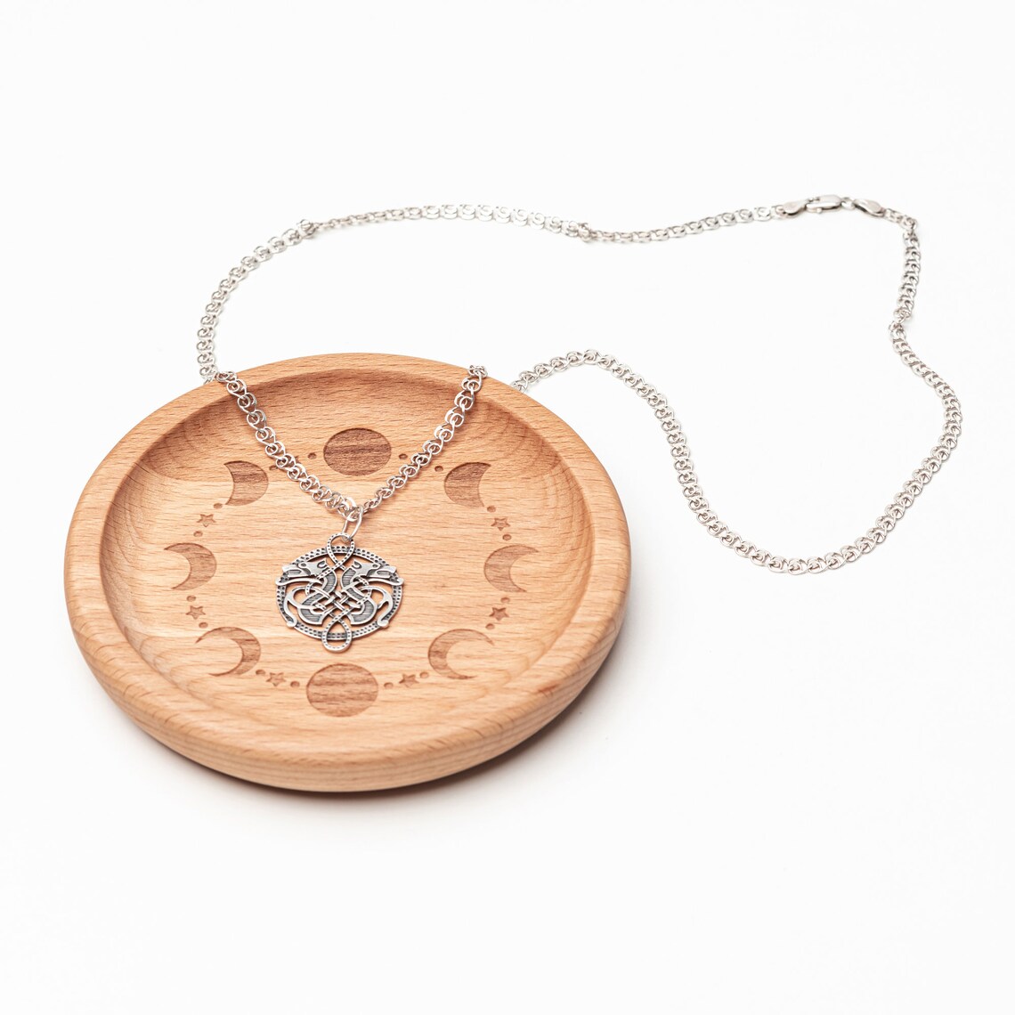 Small Dish Wooden Round Plates Tiny Dish - Etsy