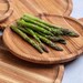 Ash Wooden Plate Round Dish for Dinner Serving Platter Set - Etsy