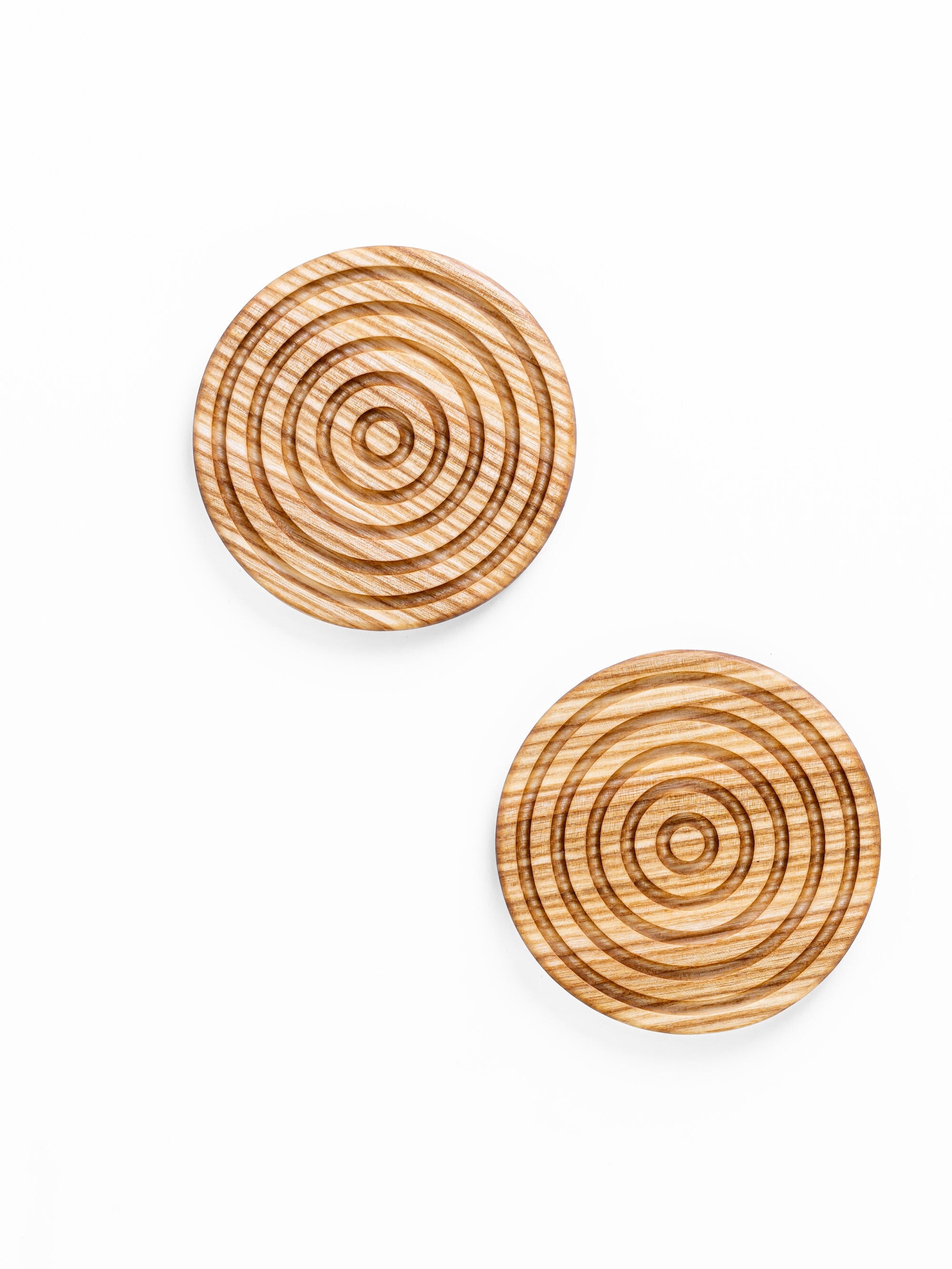 Minimalist Trivet Round Wood Trivet in Geometric Design - Etsy