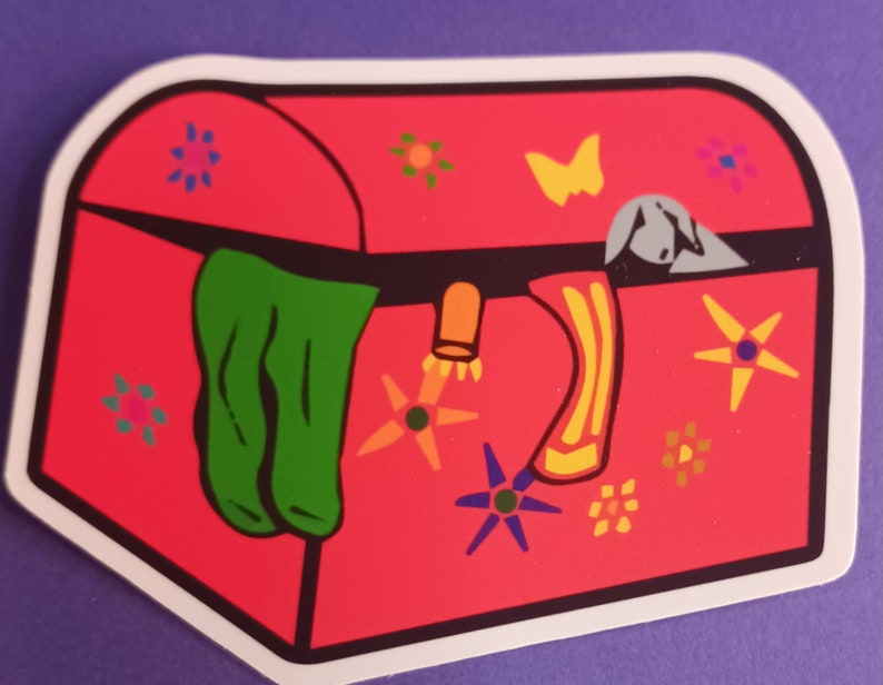 Tickle Trunk Sticker - Etsy