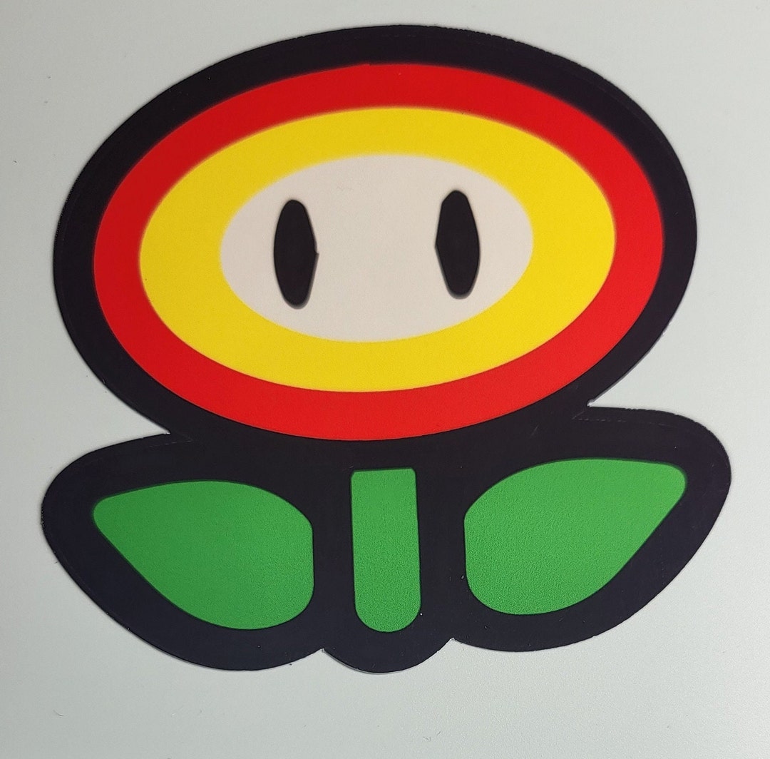 Super Mario Fire Flower - Etsy