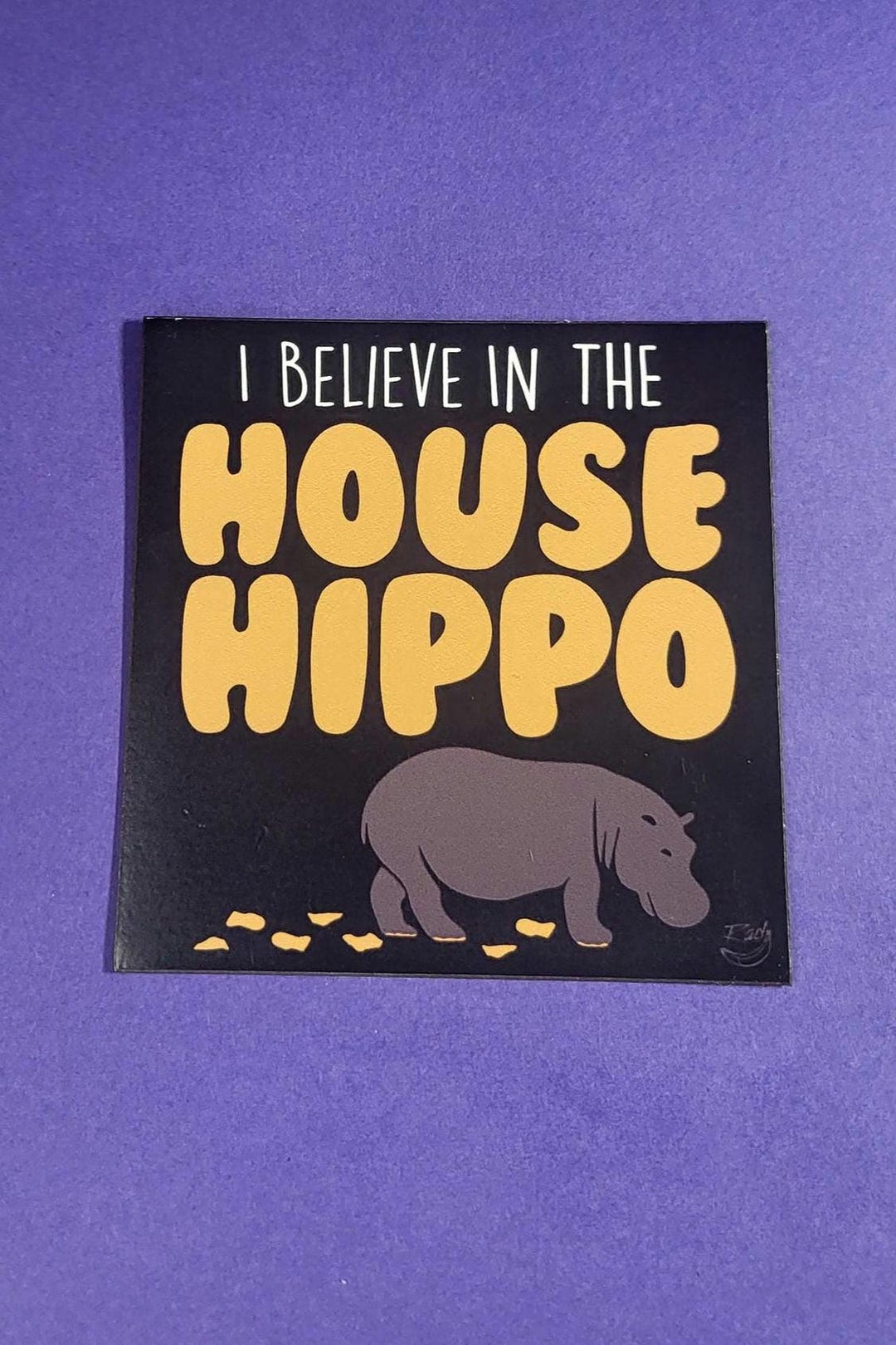 Large House Hippo Canadian Nostalgia Magnet - Etsy