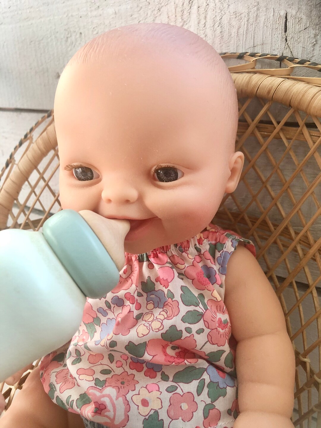 Montessori Toy Wood Fsc Feeding Bottle Doll Reborn Rattle Noise Baby ...