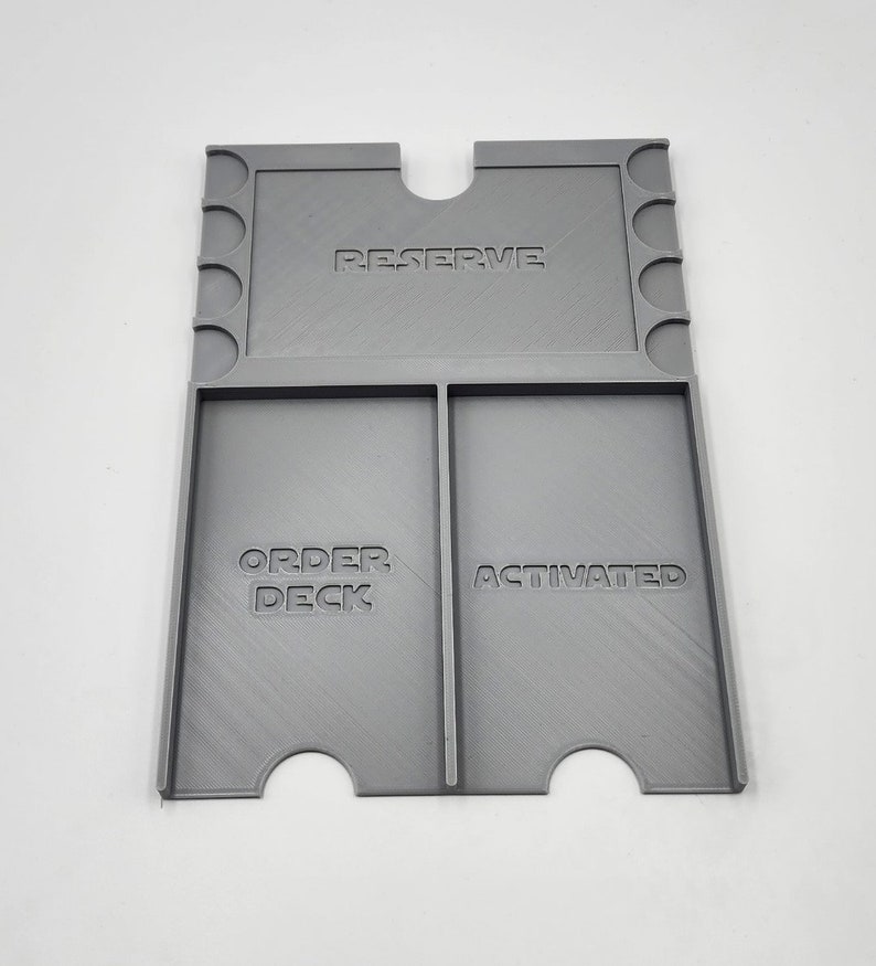 Star Wars Shatterpoint Order Deck, Reserve, Activation Organizer ( .stl ...