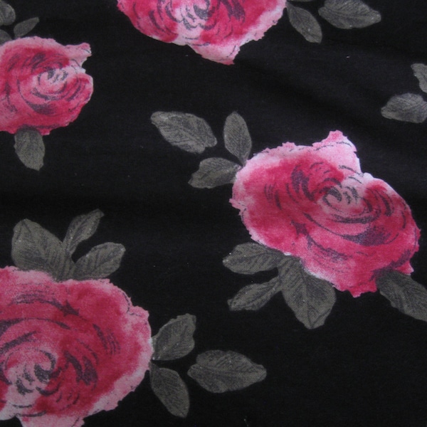 Black Fabric Roses - Etsy