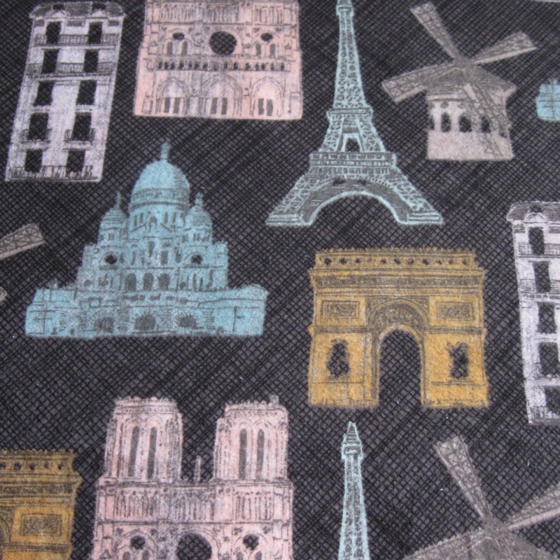 Paris Fabric - Etsy