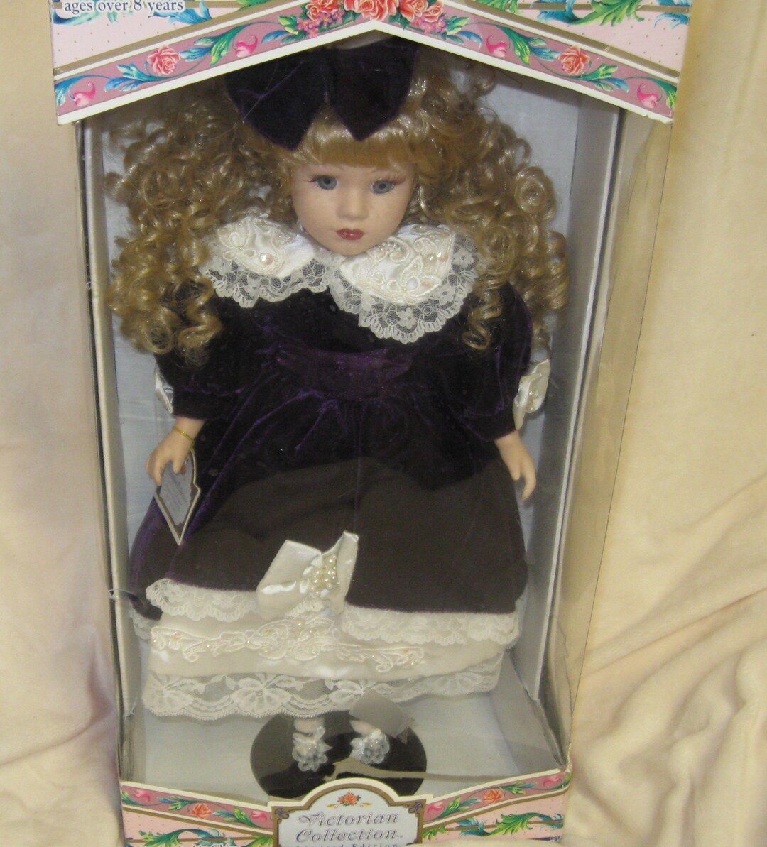 Melissa Jane Victorian Rose Collection Doll. 76867. Genuine Porcelain ...