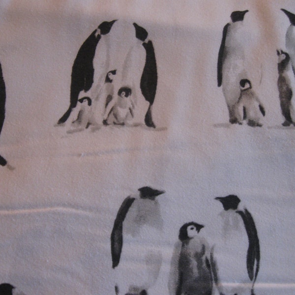 Penguin Fabric - Etsy