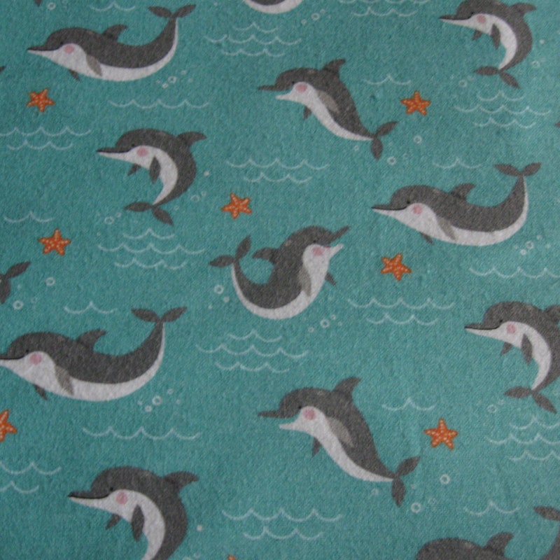 Dolphin Fabric - Etsy