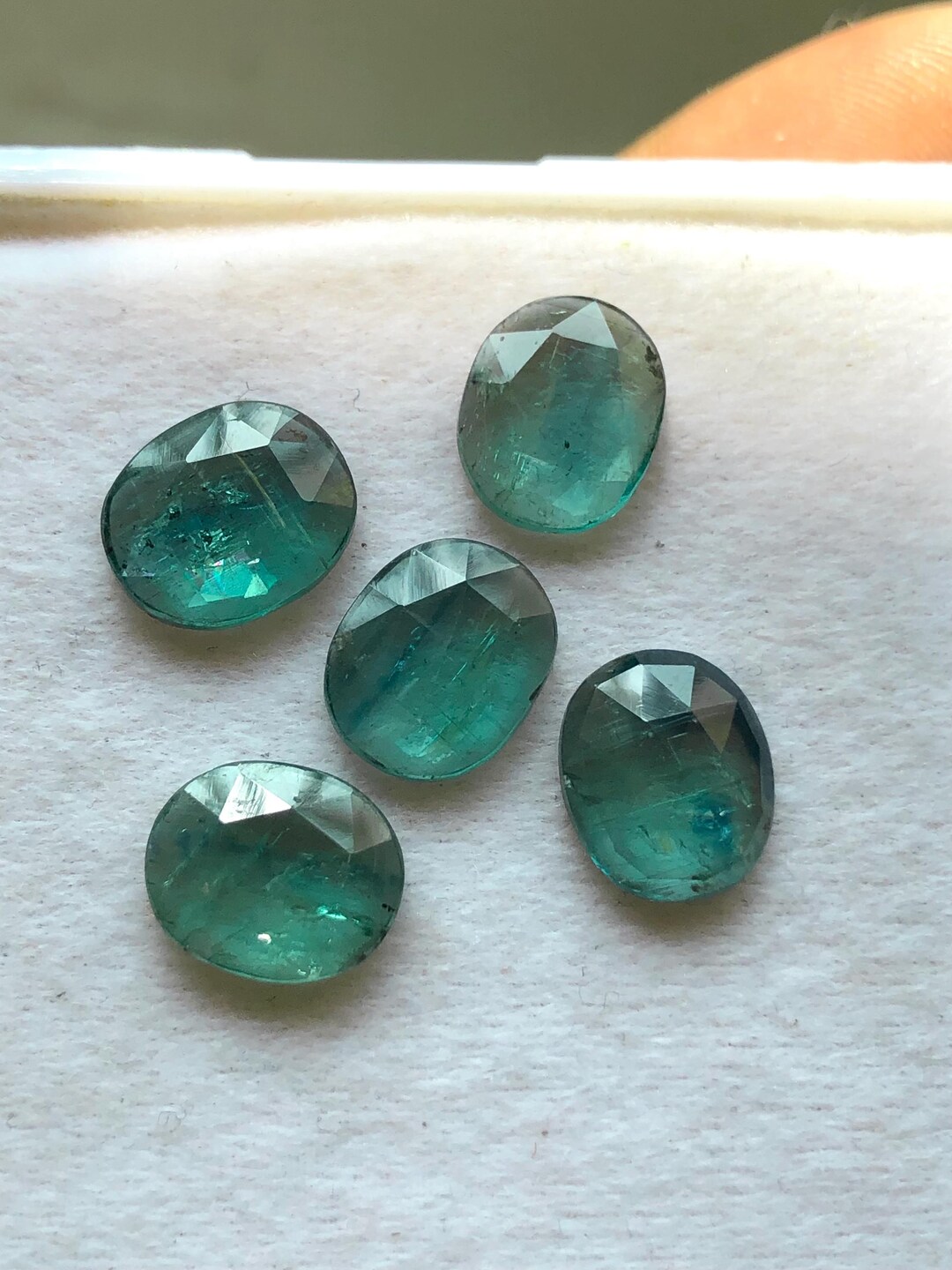 11x9 Mm Dimension Bi-color Kyanite Gemstone - Rose Cut Kyanite Lot for ...