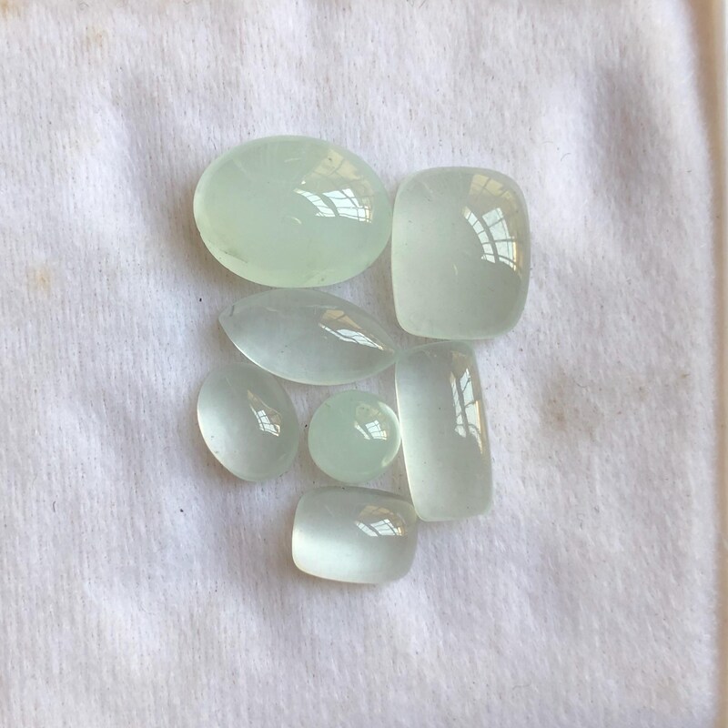 Milky Gemstone Cabachon - Etsy UK