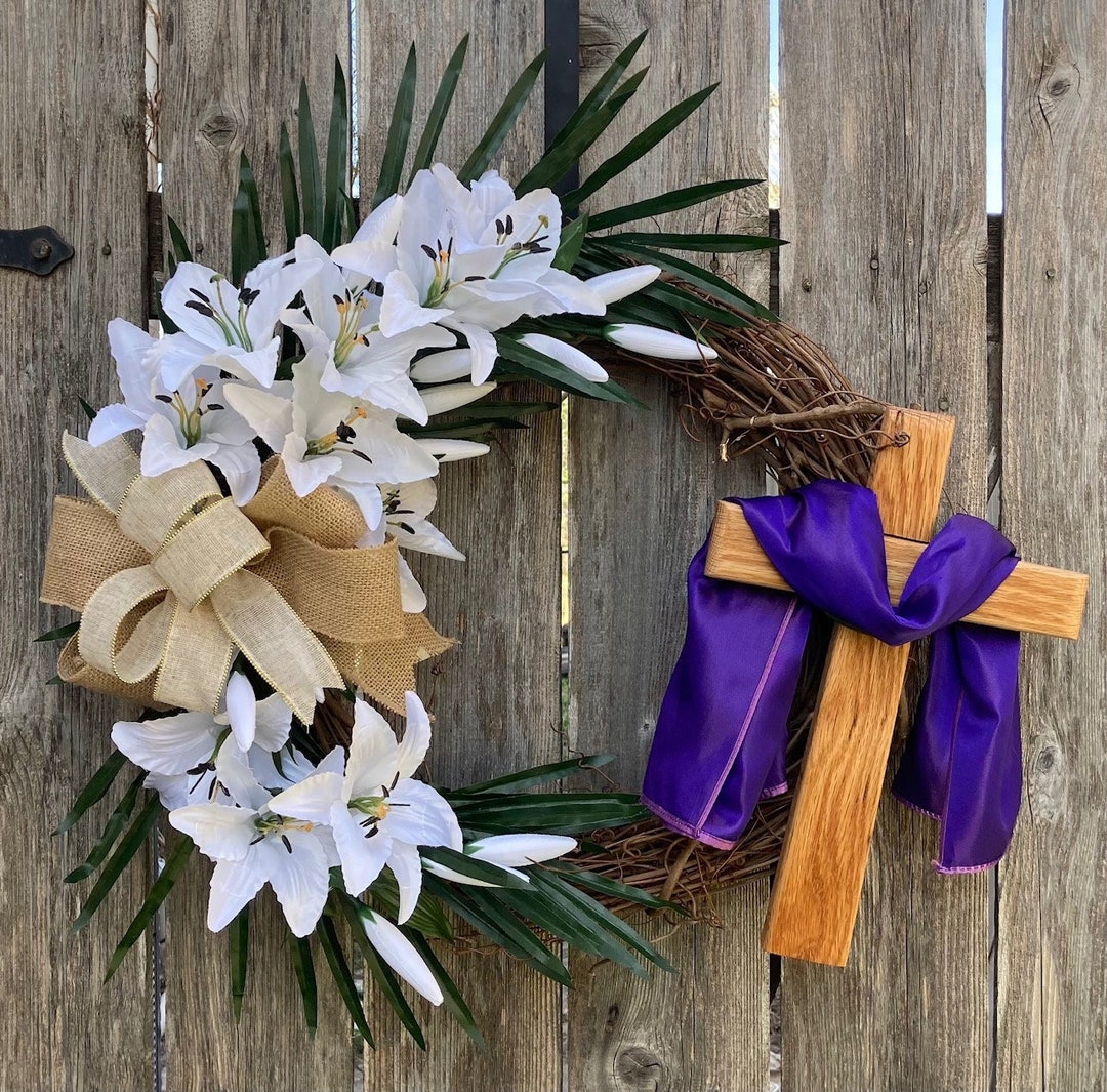 Lent/ Easter Door Wreath - Etsy