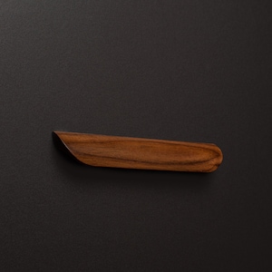 American Walnut Cabinet Handles in Sleek Design. Model 12 - Etsy