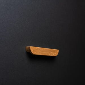 Handmade Oak Cabinet Handles: Modern Rustic Drawer Pulls - Etsy
