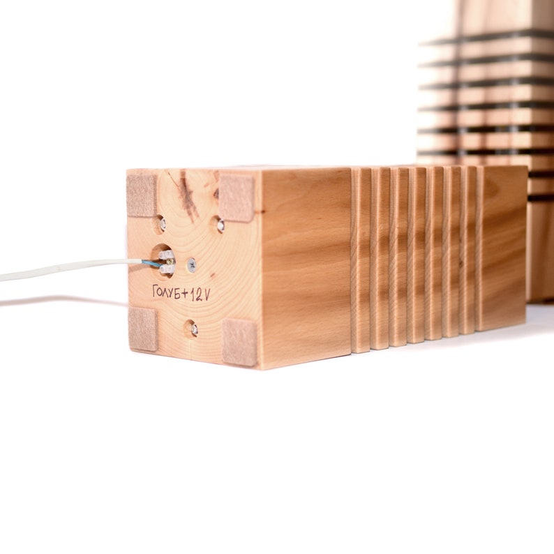 Handmade Wooden Led Lamp. Wooden Lamp - Etsy