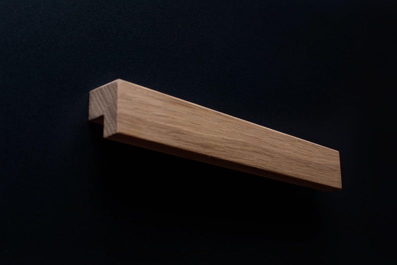 Oak Wood Extra Long Handles | Large Wardrobe Hardware for IKEA Pax 60 ...