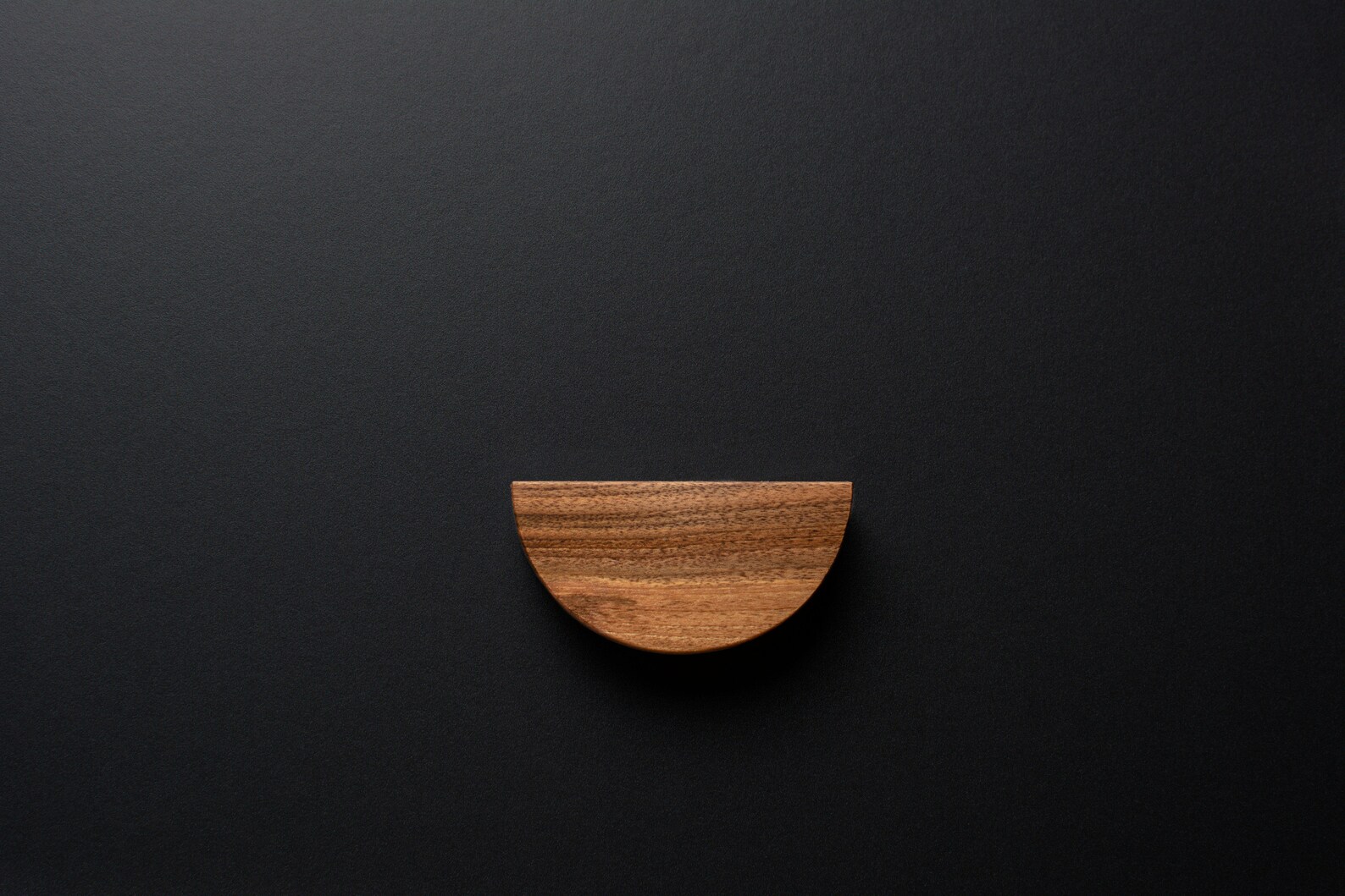 Half Moon Pair European Walnut Cabinet Pulls - Etsy