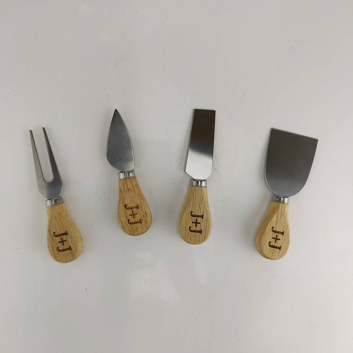 Custom Cheese Utensils Set 4 Pcs Set Birthday Gift Wedding - Etsy