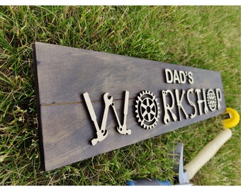 DAD We Love You Sign With Kids Names, Personalized Dad Sign, Sign With ...