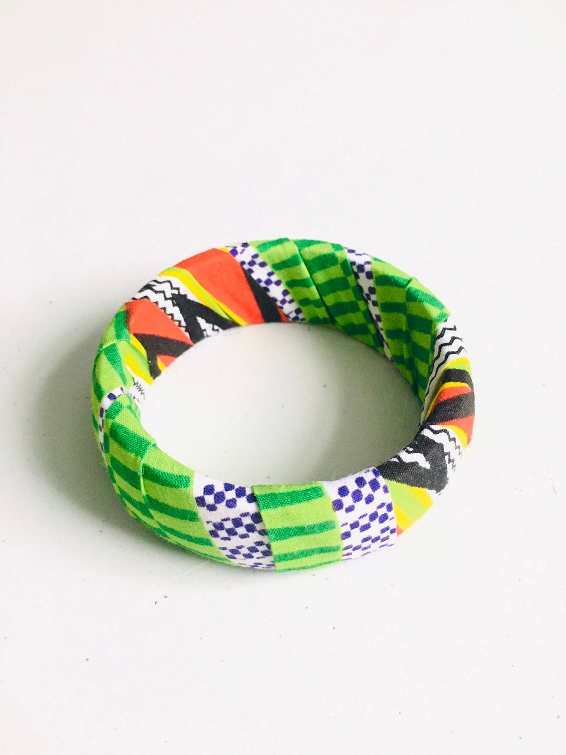 Ankara African Wax Print Bangles set A - Etsy