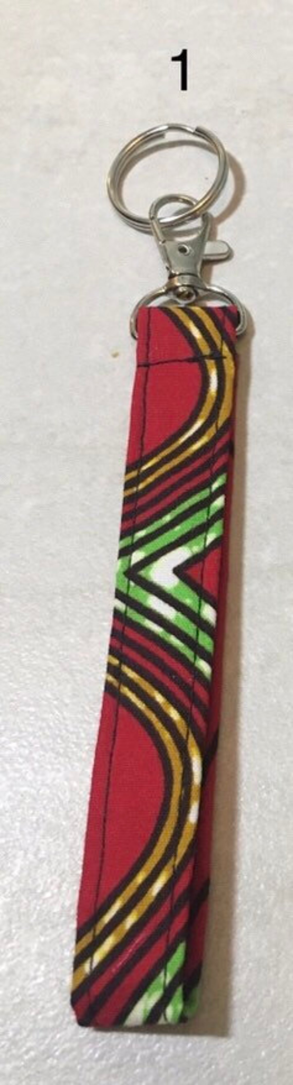 African Print Key Ring Wristlet/Keychain - Etsy Italia