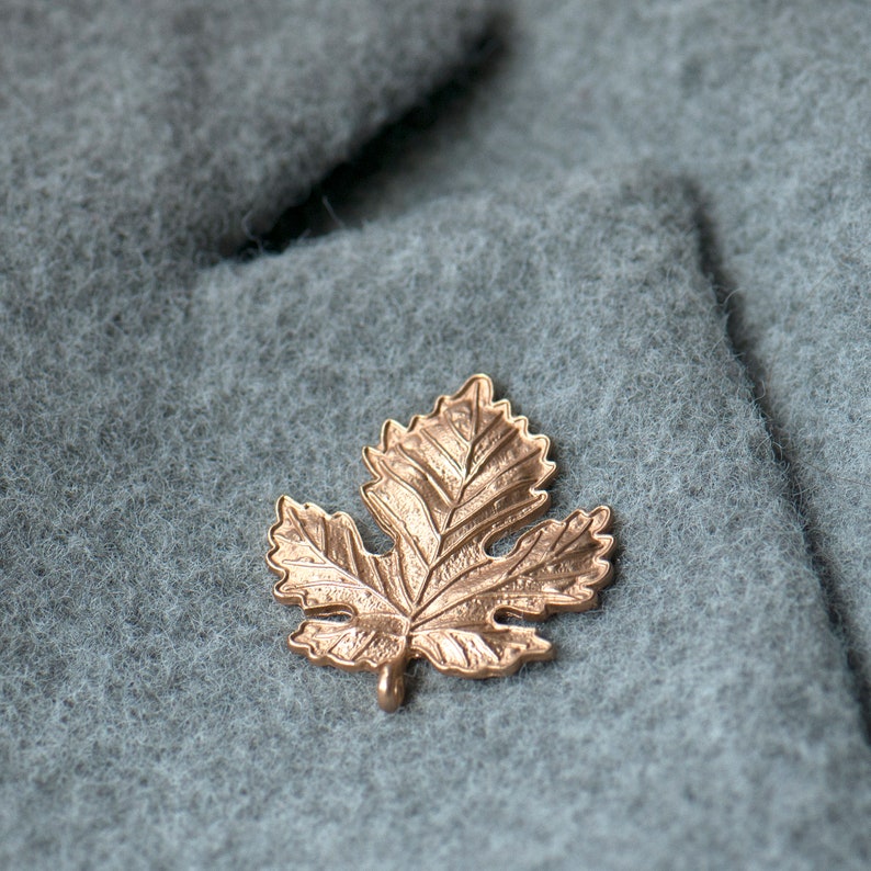 Leaf Pin Maple Leaf Pin Badge Lapel Pin Leaf Gold Leaf Pin - Etsy UK