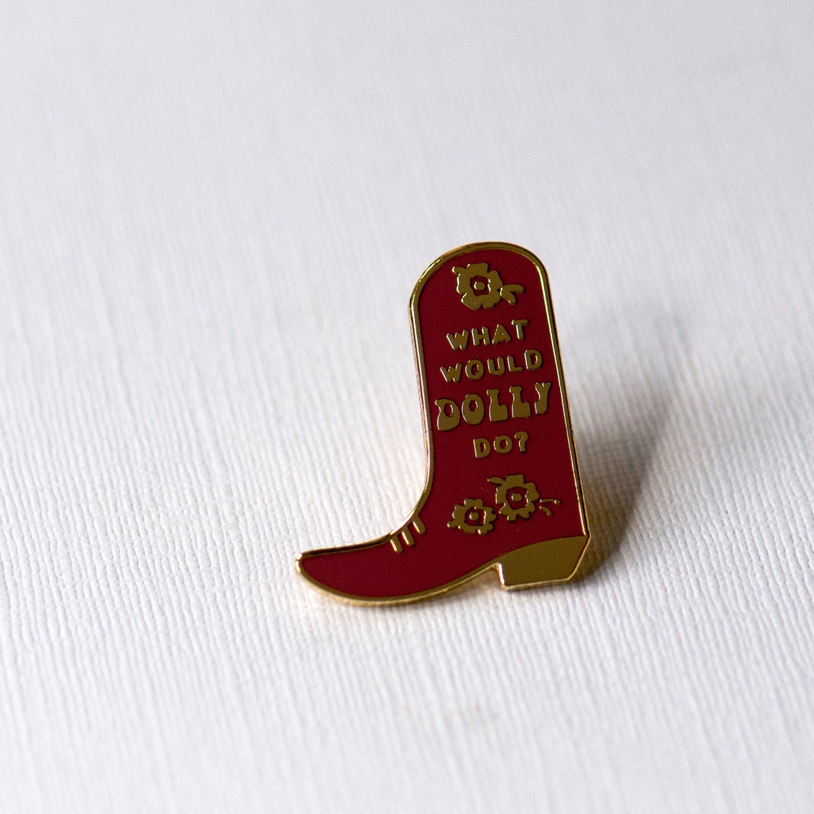 Dolly Enamel Pin What Would Dolly Do Enamel Pink Pin Badge Etsy