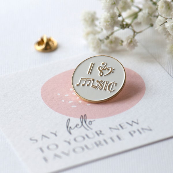 Music Note Pins - Etsy