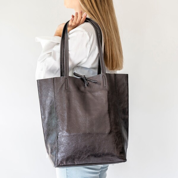 Unlined Leather Bag - Etsy