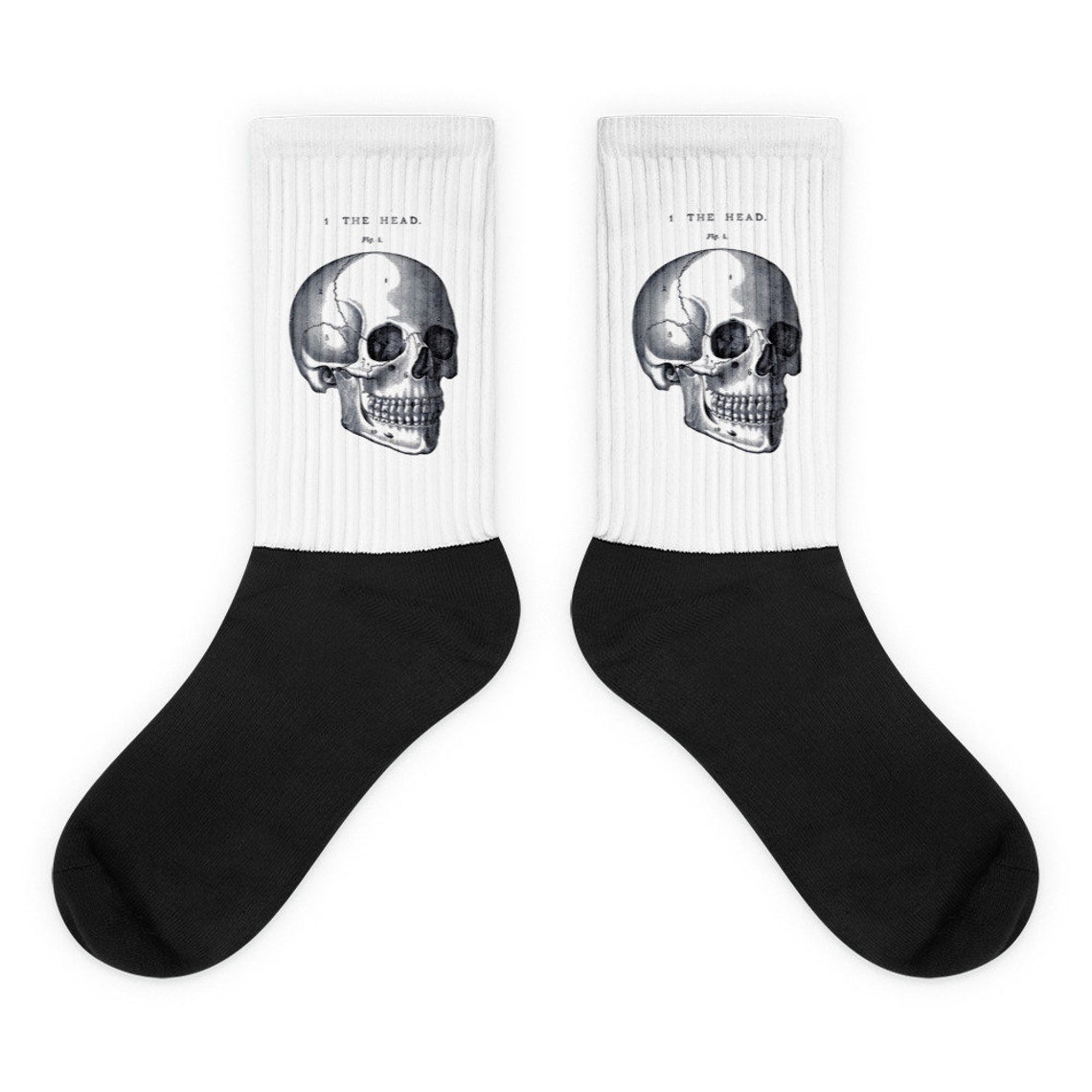 Anatomical Skull Novelty Socks / Skull Socks / Novelty - Etsy