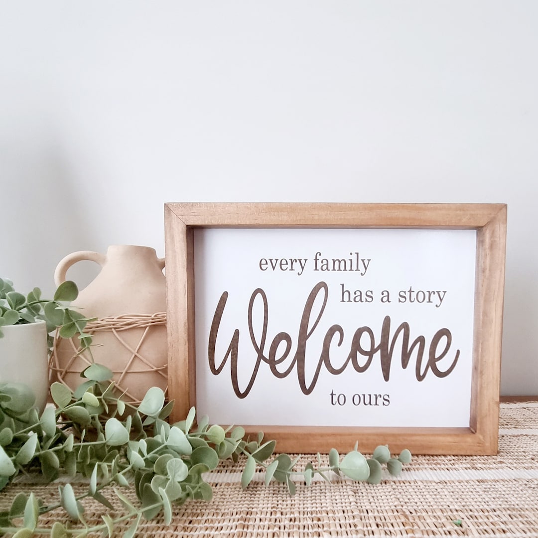 Welcome Family Sign Farmhouse Sign Handmade Australian Made Farmhouse ...