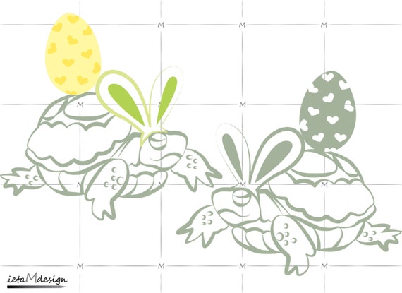 Easter Turtle Digital File Turtle Svg Spring Svg Easter | Etsy