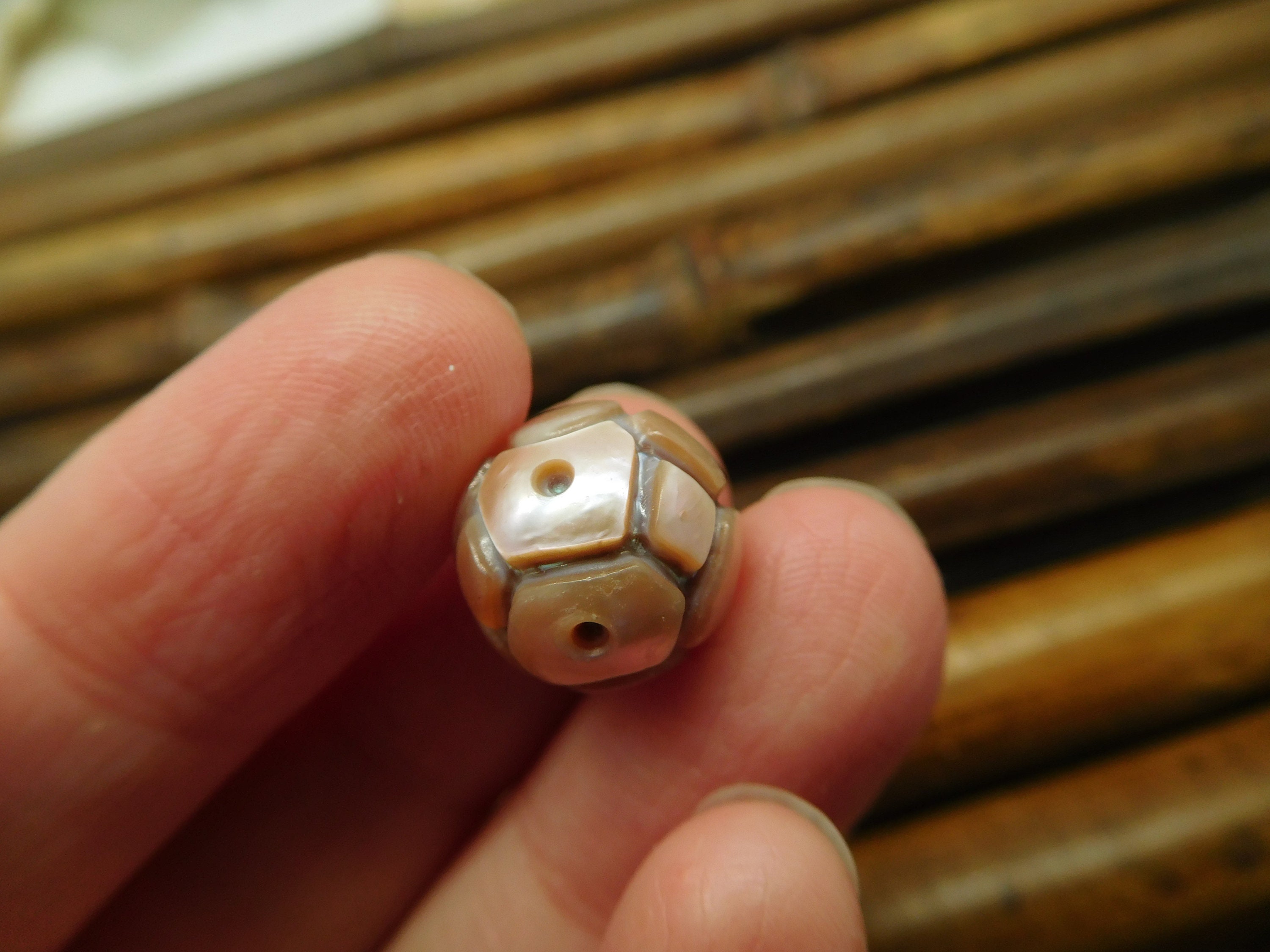 Bead Carving for Jewelry Making Beads. Carved Pearl Handmade | Etsy