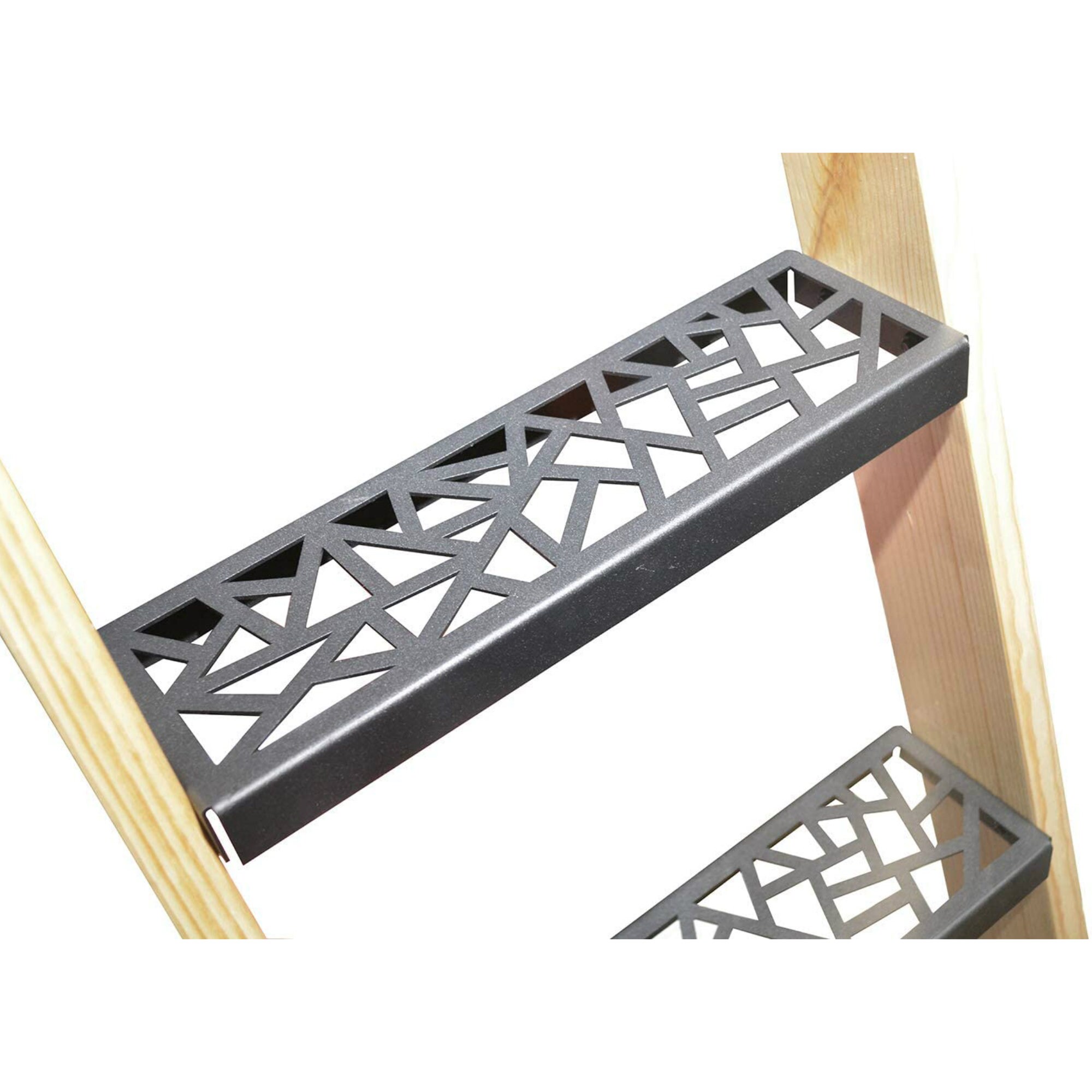 Natural Knotty Pine Wood Sliding Library Sliding Step Ladder - Etsy UK