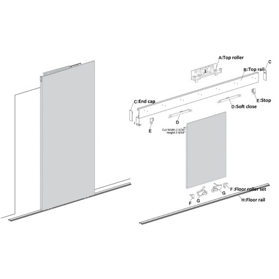 Hidden Sliding Door Mechanism