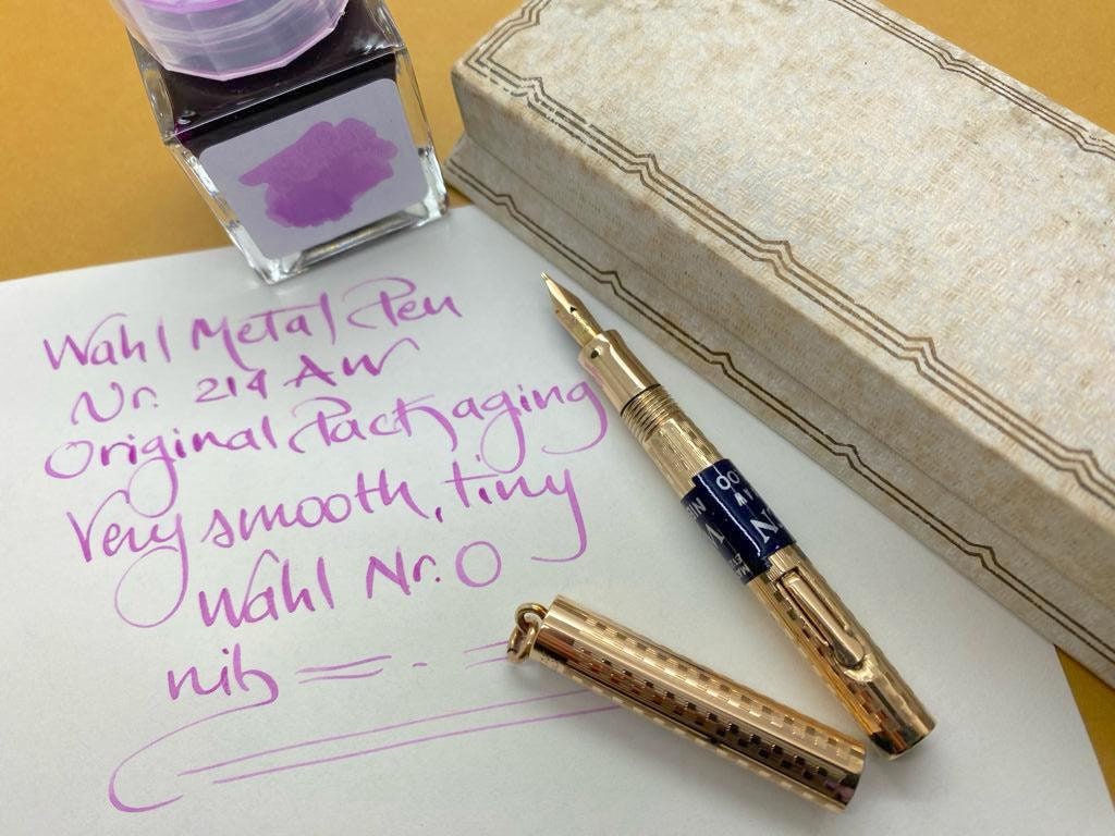 Wahl All Metal Fountain Pen NOS Lady Size - Etsy
