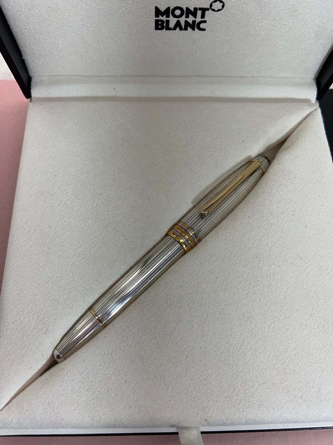 Montblanc Meisterstuck Solitarie Le Grand - Sterling Silver - 100% ...