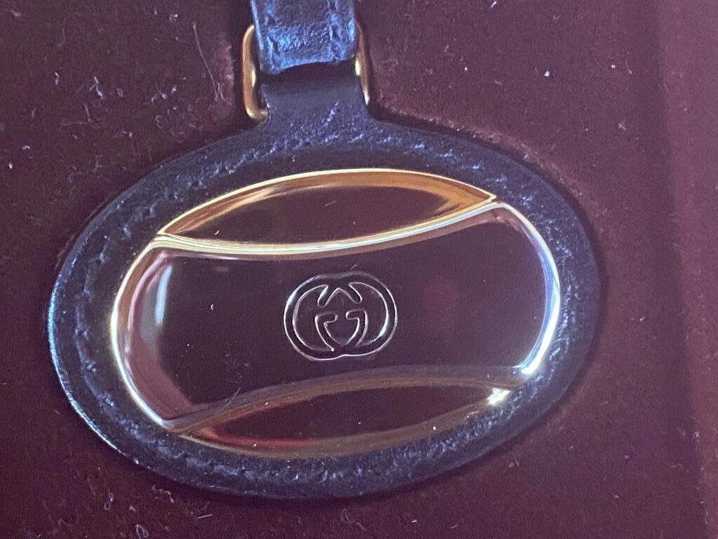 Gucci Vintage Keyring - Leather - With Box - Authentic - Etsy
