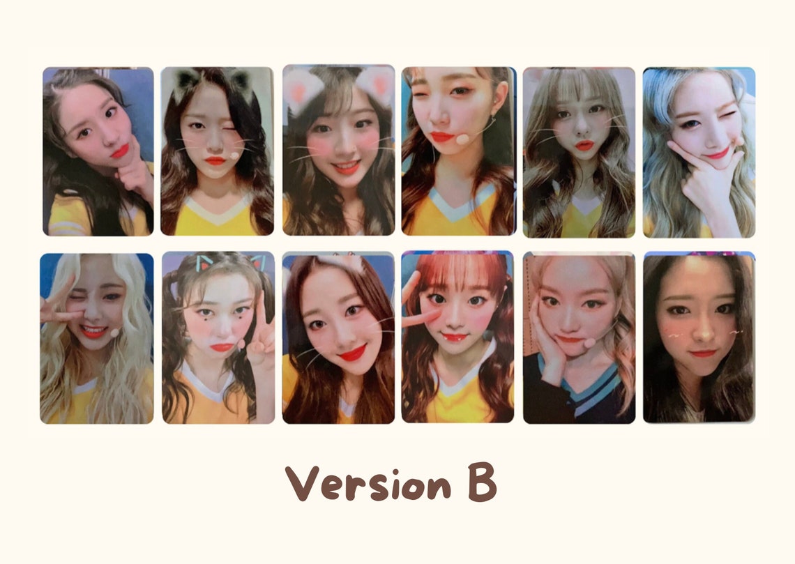 LOONA Hi High Broadcast Photocard Replica LOONA Fanmade Replicas ...
